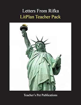Litplan Teacher Pack: Letters from Rifka : Linde, Barbara M: Amazon.com ...