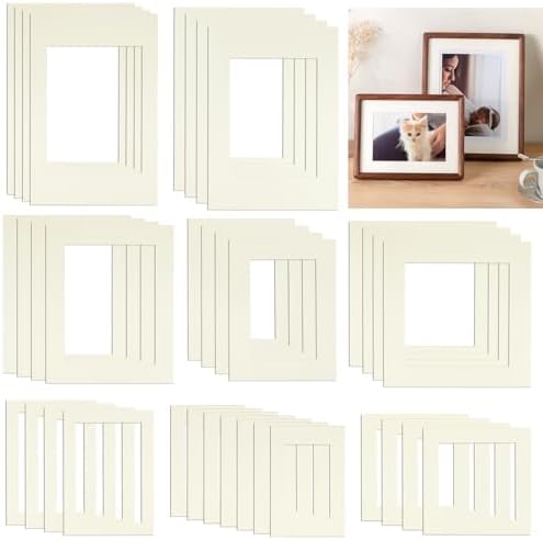 15 Pieces Square Border, Picture Frame Border Set, White Picture Frame ...