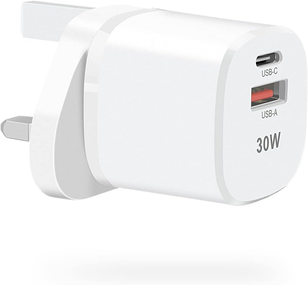 USB C Plug 30W for Google Pixel 7 Pro, Gcstnn 2-Port GaN PPS PD3.0 USB ...