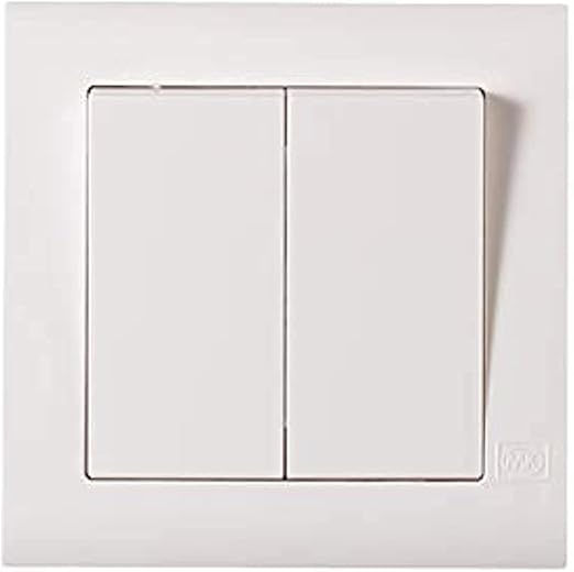 MK Essentials 10AX 2G 1 Way Switch - Wide Rocker: Buy Online at Best ...