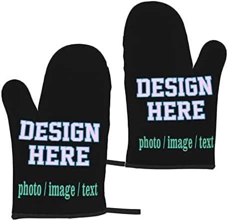 Amazon.com: Ouqiuwa Custom 1 Pair Oven Mitts with Your Own Design ...