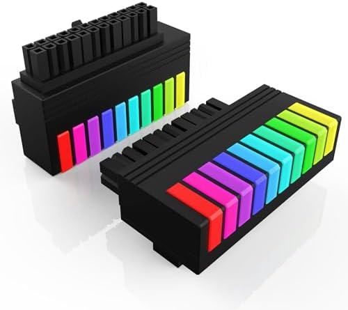 Amazon.com: Dohaeris ATX 24 Pin 90 Degree Angled Change Direction ...