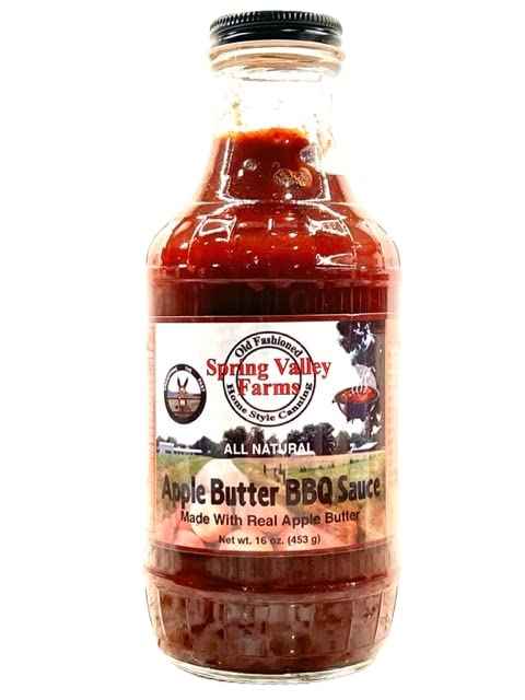 Amazon.com : Spring Valley Farms BBQ Sauce 16 oz All Natural (Apple ...