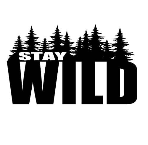Amazon.com: Stay Wild decal (3 sizes to choose from) ~ Removable Vinyl ...