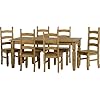 Corona Furniture Corona 6'0" Dining Table & 6 Chairs : Amazon.co.uk ...