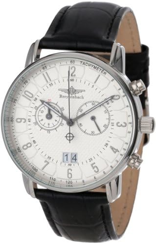 Breytenbach Unisex Quartz Watch with White Dial Analogue Display and ...