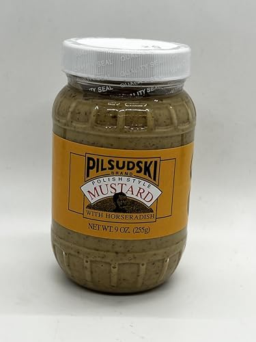 Amazon.com : Pilsudski Polish Style Mustard with Horseradish -Plastic ...