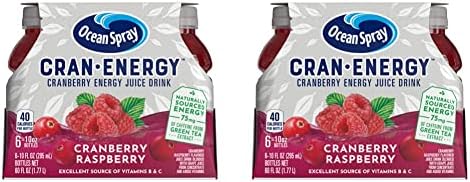 Amazon.com: Ocean Spray Cran-Energy, Cranberry Raspberry Energy Juice ...