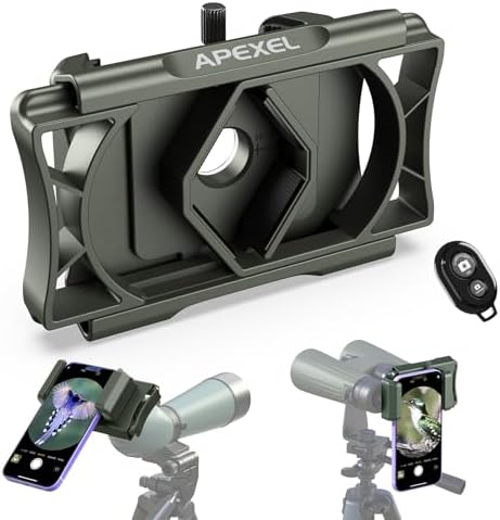 Amazon.com : STARSCOPE Adjustable Phone Scope Mount - Telescope Phone ...