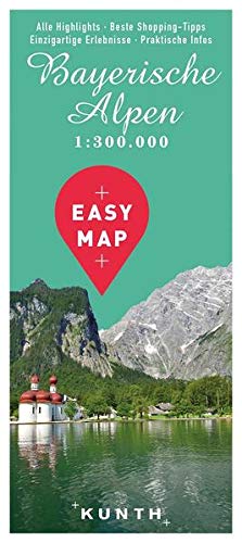 EASY MAP Bayerische Alpen 1:300.000 : Amazon.com.au: Books