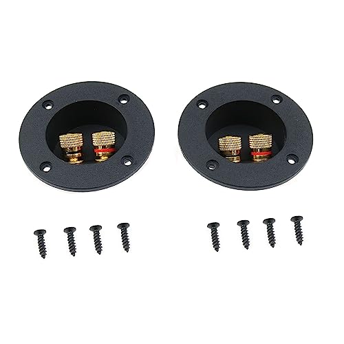 Amazon.com: Dookoe 75mm Copper Head Speaker Junction Box Circular ...