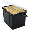 Amazon.com: Office Depot 30% Recycled Portable File Box, 10 11/16in.H x ...