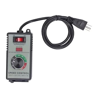 AC Electric Fan Speed Controller Switch for US Plug 100 to 120V ...