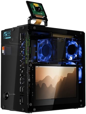 Carcasa Mini PC Pironman 5 Pro Max con pantalla táctil de 4.3” para ...