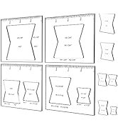 Amazon.com: Monliful Pack of 4 Oval Inlay Template Set, Router ...