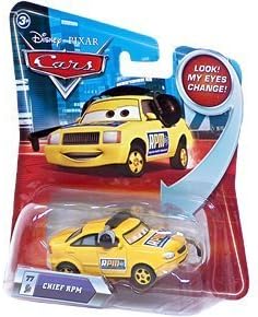 Disney/Pixar Cars, Lenticular Eyes Series 2, Chief RPM Die-Cast Vehicle ...