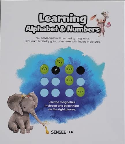 Buy SENSEE Braille Learning Kit- Alphabet and Numbers :Braille Book: My ...