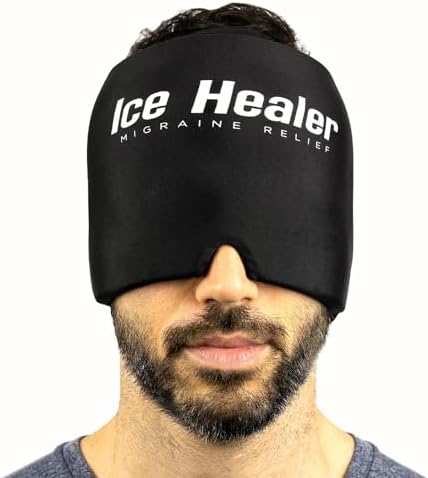 Migraine Relief Cap Cold Compress, Form Fitting Gel Ice Headache Relief ...