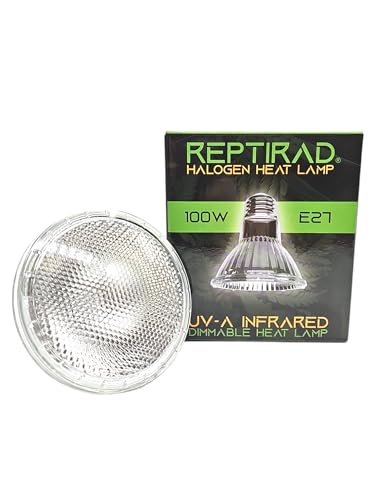 Retics & Reptiles | REPTIRAD Dimmable Halogen Heat Lamp 100 Watt | UVA ...