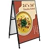 Amazon.com: AIKUPNEY Heavy Duty Slide-in A Frame Sign Sidewalk Sign 24 ...