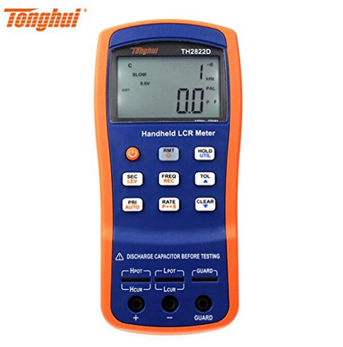 Electrical Testing TH2822D Handheld LCR Meter 100Hz 120Hz,1kHz,10kHz ...