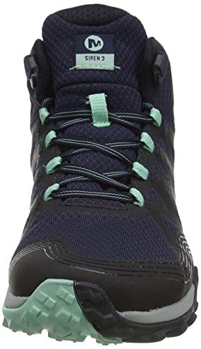 Merrell Women's Siren 3 Mid Gtx Walking Shoe, Navy Blue, 6 UK | Hikerstore