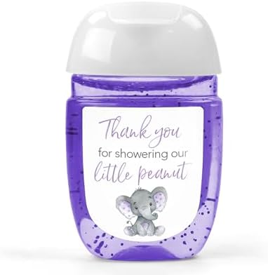 Amazon.com: 60 Pack 1 oz Mini Hand Sanitizer Labels for Baby Shower ...