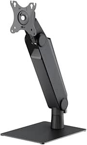 Goobay Ergonomic Single Monitor Mount Desk Stand (17-32 Inch) - Black ...
