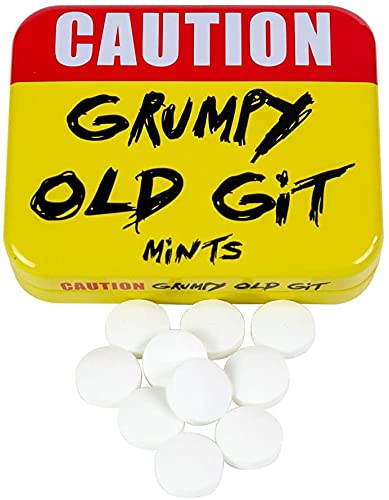 Adult Grumpy Old Git Mints New Pocket Size Novelty Fun Secret Santa ...