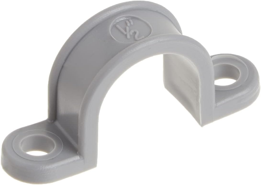 Gardner Bender GCC-120 1/2-Inch Two Hole Plastic Straps, 20-Pack , Grey ...