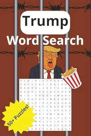 Anti Trump Word Search Puzzle Book: Word Searches with Easy to Read ...