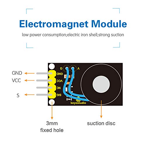 Snapklik.com : 5V DC Force Electric Lifting Magnet Solenoid Electromagnet Module For Arduino