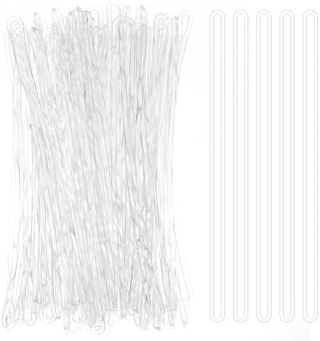 Amazon.com: 60PCS Luggage Tag Loops, Bag Tag Loops, Clear Luggage Tag ...