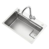 ・ブランド:WBJGUOD・製造元:WBJGUOD・製造元/メーカー部品番号:UXGHD51383855・モダンスタイル：液体が蓮の葉のように流れるため、シンクの掃除が簡単になります。おしゃれなシンクは見た目にも印象的で、ご友人のキッチンと...