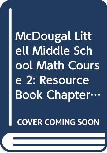 McDougal Littell Middle School Math, Course 2: Resource Book Chapter 5 ...