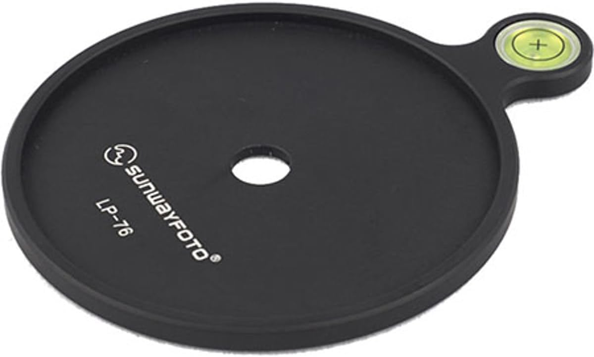 Amazon.com : Sunwayfoto Add-on Offset Bubble Level Plate LP-76 76mm ...