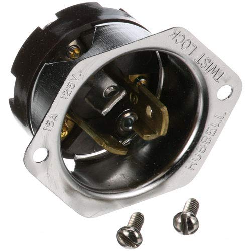 Amazon.com: Cres Cor 0713011 FLANGED Inlet, 2 Pole, 3 Wire : Appliances