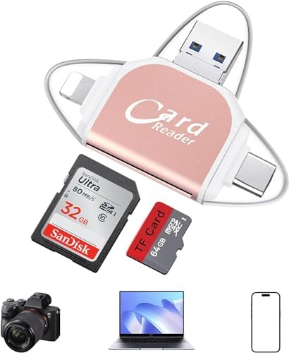 Amazon.com: Multi-Port 4 in1 Universal SD TF Card Reader, 4 in 1 ...