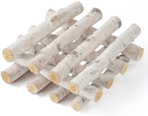 Amazon.com: Sancodee 12 Pcs 16" Large White Birch Logs for Faux ...