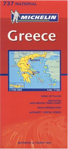Michelin Greece #737 (Michelin Maps): michelin-travel-publications ...