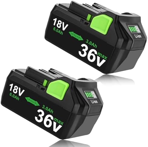 Amazon.co.jp: VANKO 互換 ハイコーキ 36v バッテリー BSL36A18 36v/3.0Ah 18v/6.0Ah 電池装着で36V-18V自動切替 2個付き 日立 ハイ ...
