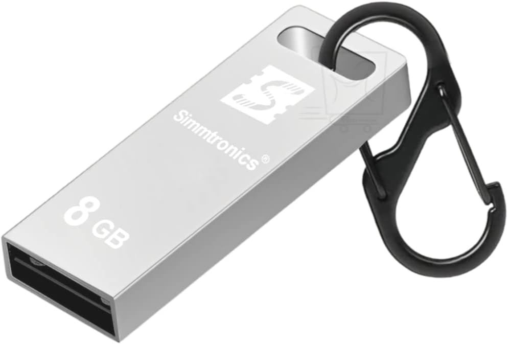EVM EnStore 8GB Metal USB 2.0 Flash Drive - High Read Speeds up to 15MB ...