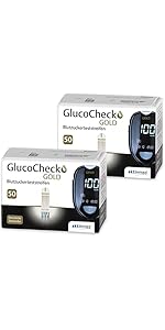 GlucoCheck GOLD - 100 Blutzuckerteststreifen zur Kontrolle des ...