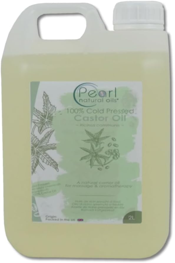 Pure Cold Pressed Organic Castor Oil Vegan, Hexane Free, BP Grade, Non ...