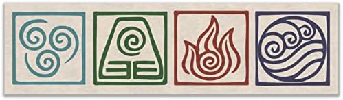 Amazon.com - ATLA Nations 2 Sticker Decal Notebook Car Laptop 11"x3 ...