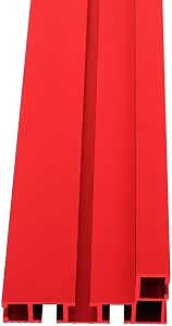 Red Aluminium Profile Fence 75 Type Miter Track T-track Backer 40CM ...