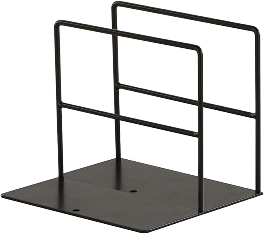 Amazon.com: DorAn Metal Bookends for Shelves Heavy Duty Non-Skid Shelf ...