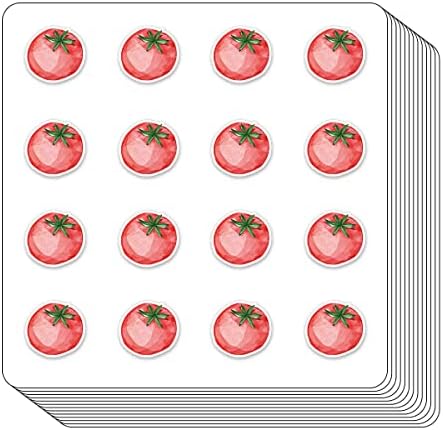 Amazon.com : Tomato Food Planner Stickers, 0.5in Monthly Scrapbooking ...