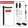 Amazon.com: FENCETECH Vinyl PVC Real Estate Sign Post 6' Tall, Realtor ...