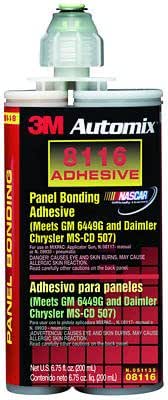 3M 08116 3M Automix Panel Bonding Adhesive, 08116, 200 mL cartridge ...